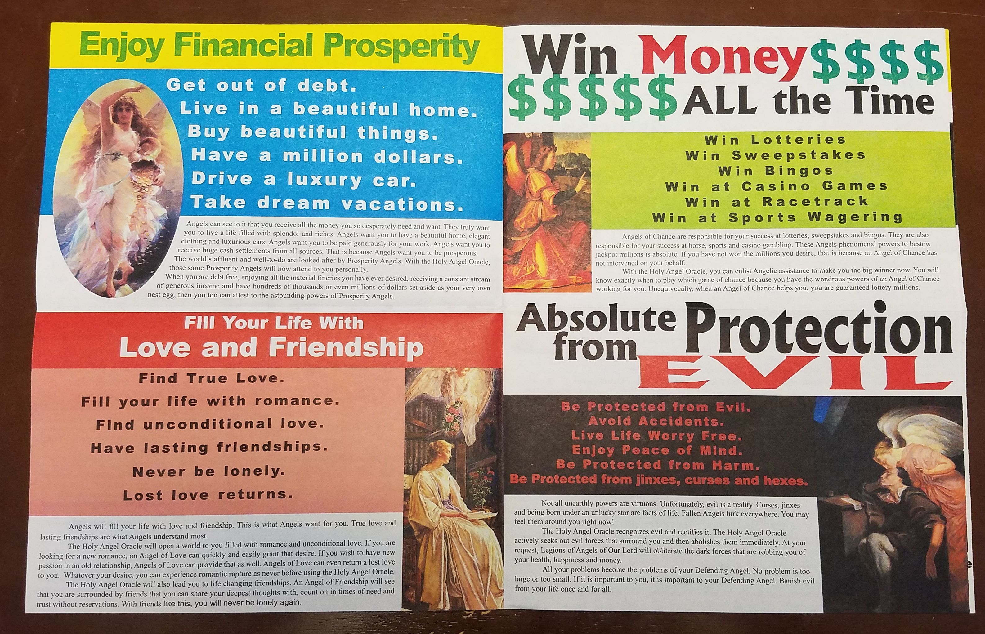 90s Occult Commercials: The Holy Angel Oracle and the Scriptures of ...